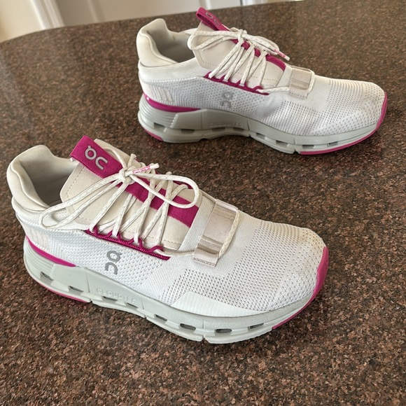 On Running | Shoes | On Cloud Cloud Nova Ladies White Pink Cloudtec ...